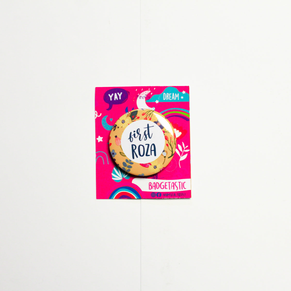 First Roza Badge – Firefly