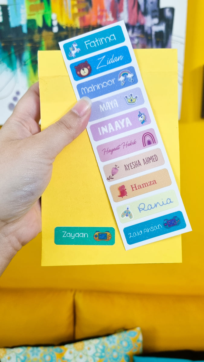 Cute Personalized Labels – Firefly